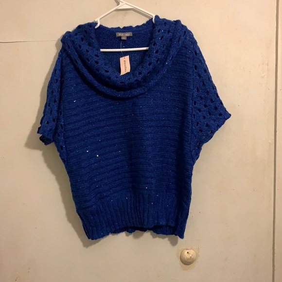 Roz & Ali | Sweaters | Fox Ali Cowl Neck Sweater | Poshmark